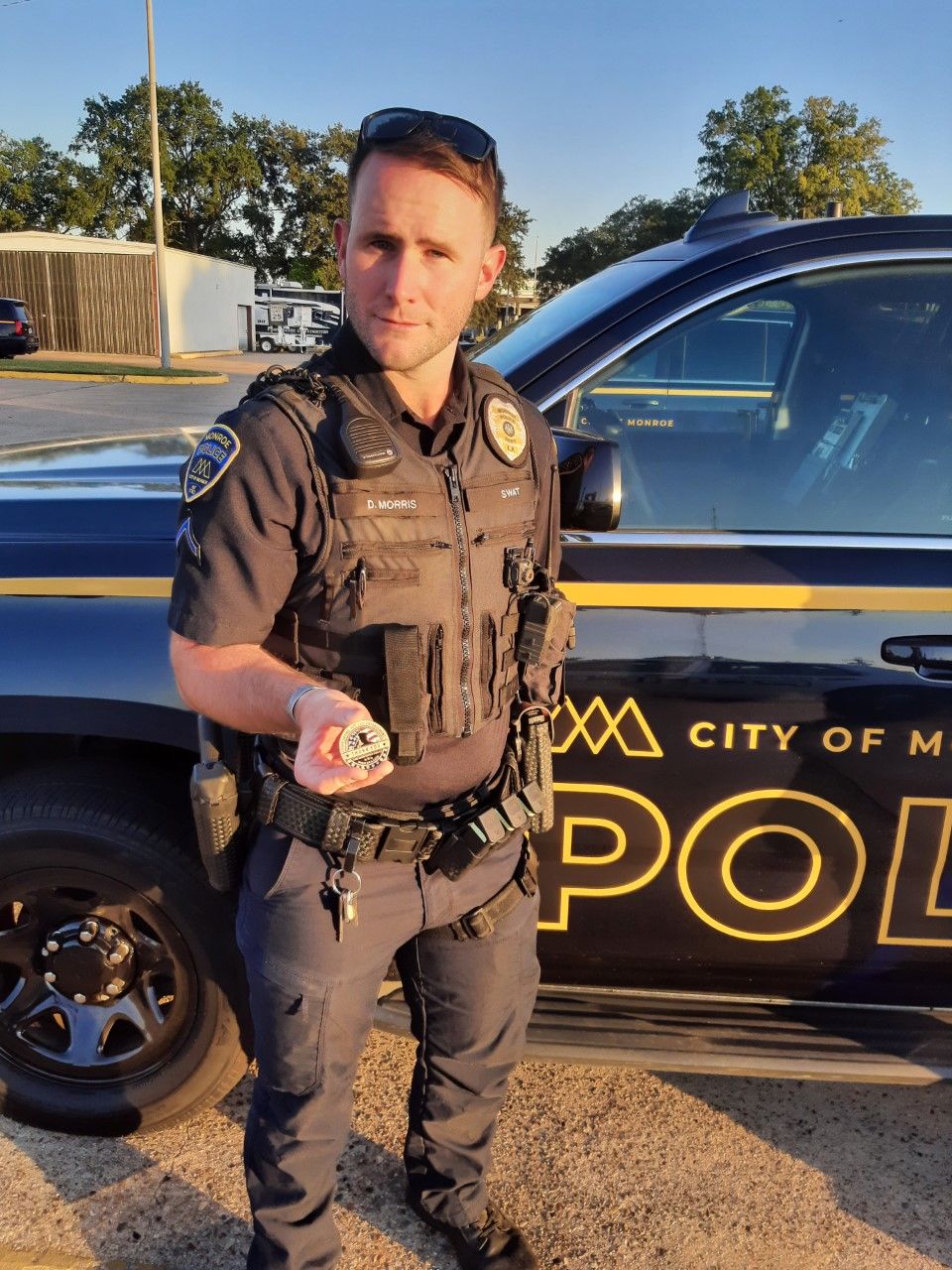 MDP Recognizes Officers Morris and Chapman - Monroe Louisiana Police ...