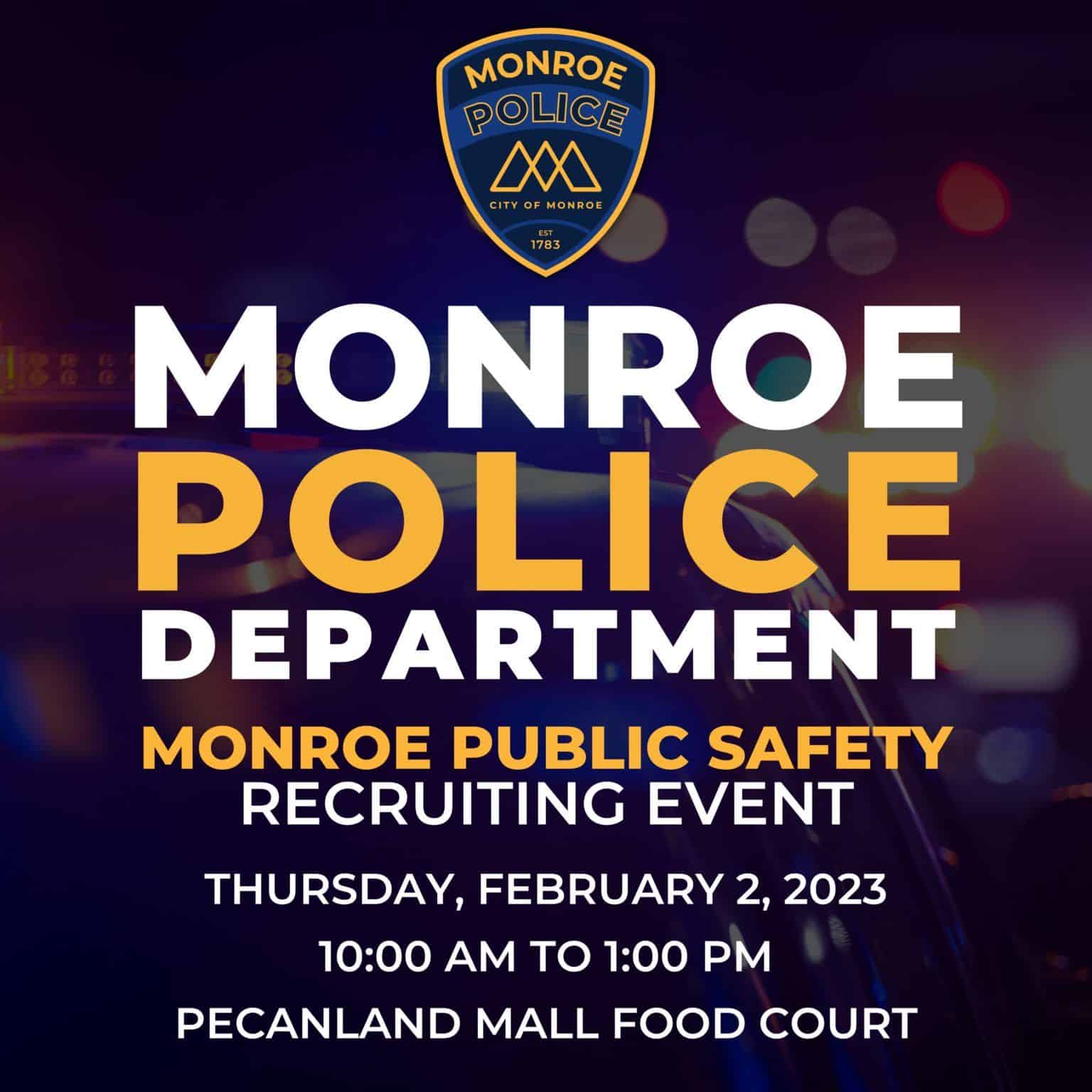 Press Releases - Monroe Louisiana Police Department